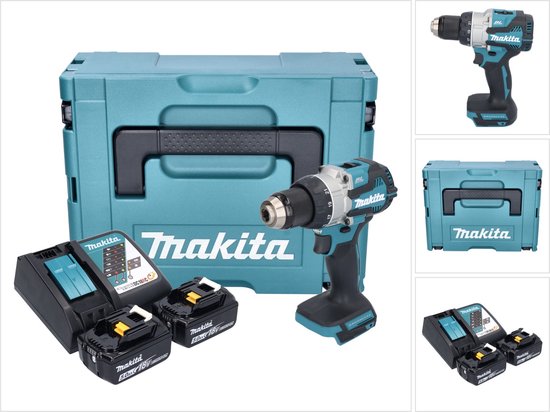 Makita DDF489RTJ Accu Schroefboormachine 18V 5.0Ah in Mbox | bol