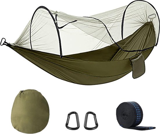 Outdoor hangmat met klamboe, ultralichte campinghangmat, 200 kg ...