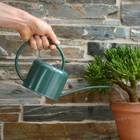 Gieter, 1,1 l, verzinkt staal, voor kamerplanten, modern design met ...