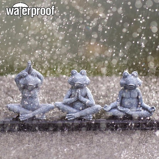 Yoga kikker tuinfiguren Zen decoratie woonkamer tuin - kleine kikker ...