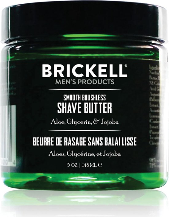 Brickell Smooth Brushless Shave Butter Unscented 148 ml. | Shaving ...