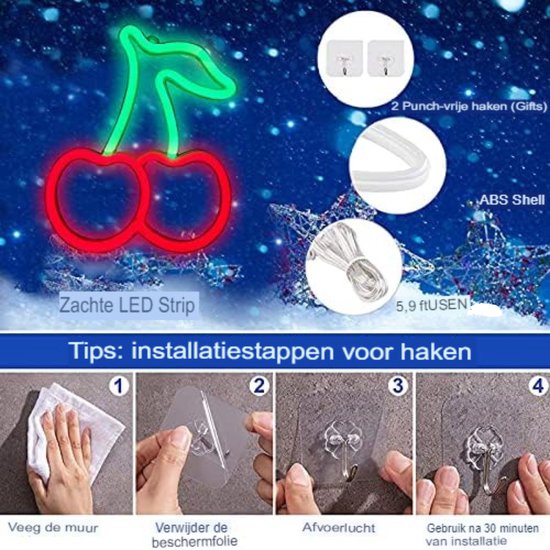 Neon Lights - Neon Light Muur | bol