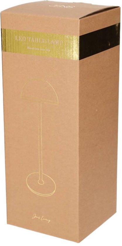 Jens Living | Tafellamp | Led | oplaadbaar | 3 Lichtstanden | Aluminium ...