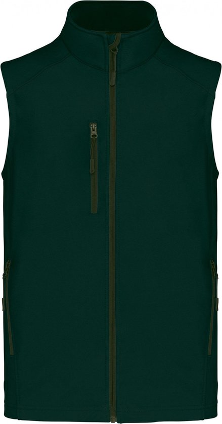 Kariban Softshell bodywarmer K403 - Bottle Green - XL | bol