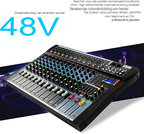 Mengpaneel dj - Mengpaneel mixer - Mengpaneel met versterker ...