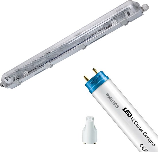 LED Waterdichte TL Armatuur met T8 Buis - Velvalux Strela - 60cm ...
