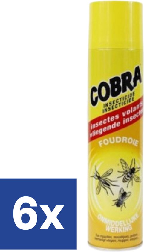 Cobra Vliegenspray - 6 x 400 ml | bol