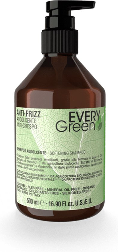Every Green Anti-Frizz Softening Shampoo -500ml | bol