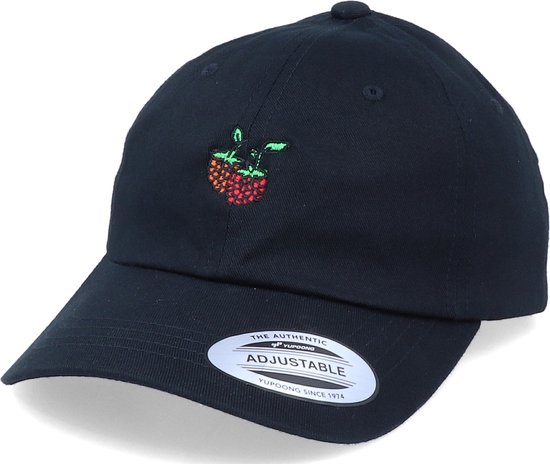 Hatstore- Raspberry Black Dad Cap - Iconic Cap | bol