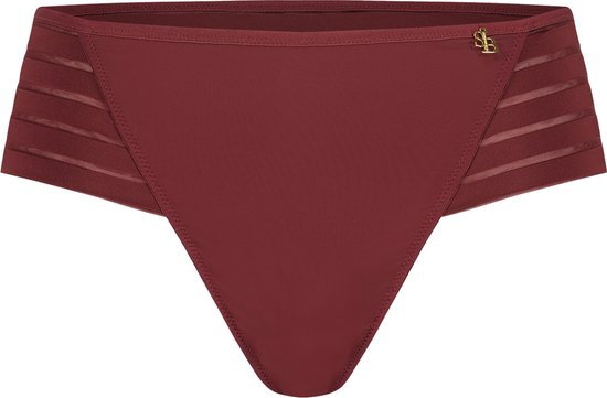 SAPPH - Iconic String Bordeaux - maat XXL - Rood - Dames | bol.com