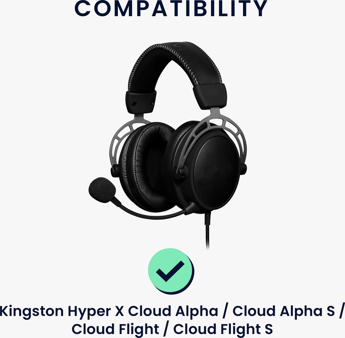 kwmobile 2x oorkussens compatibel met Kingston Hyper X Cloud Alpha / Cloud Alpha S /... | bol.com