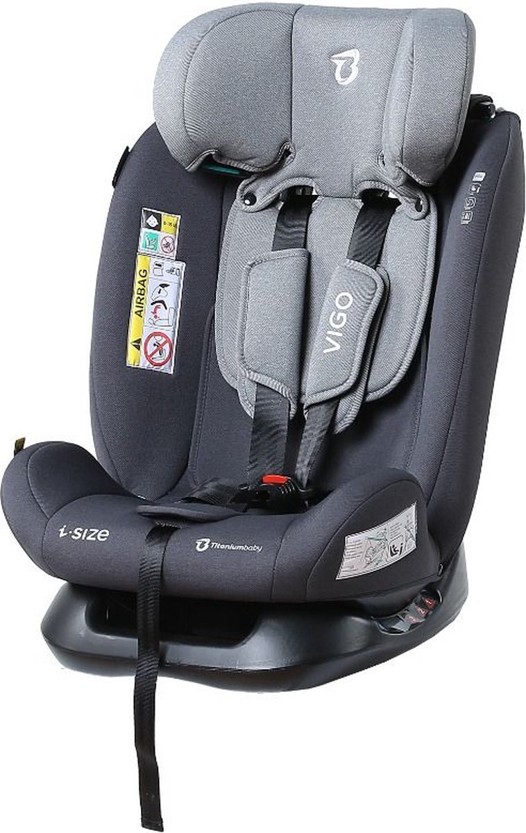 Autostoel Titanium Baby Vigo I-Size Grey | bol.com