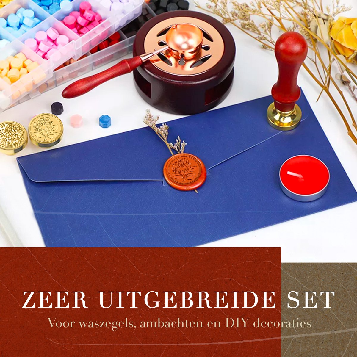 Wax Stempel Set - Wax Zegel Set - Zegellak - Sealing Wax - Wax Seal ...