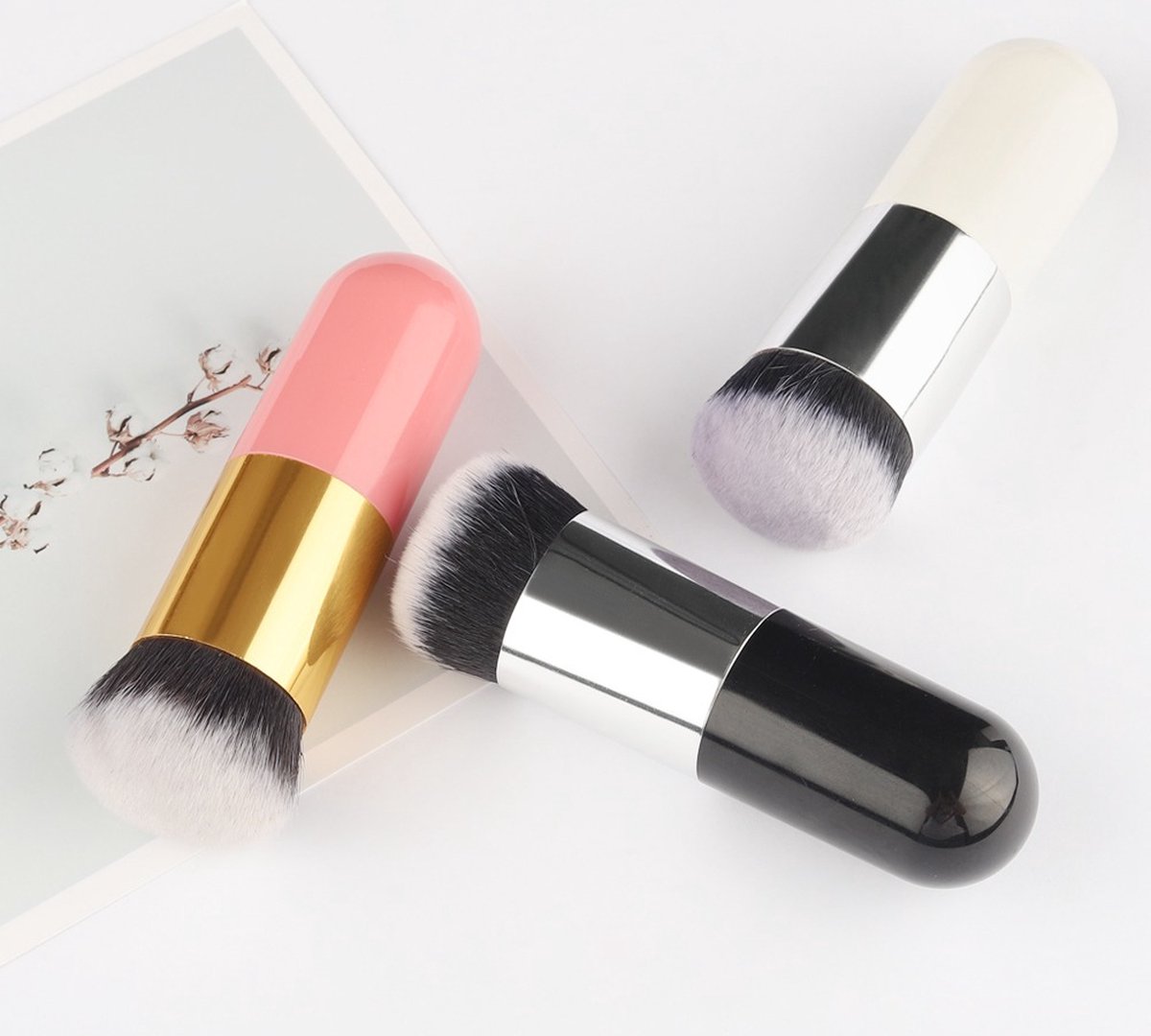 Make-up Kwast voor Blush – Kwast met Korte Haren – Zwart | bol.com