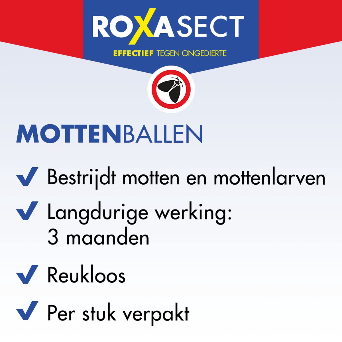 Roxasect Mottenballen - Insectenbestrijding - 2 x 20 stuks | bol.com