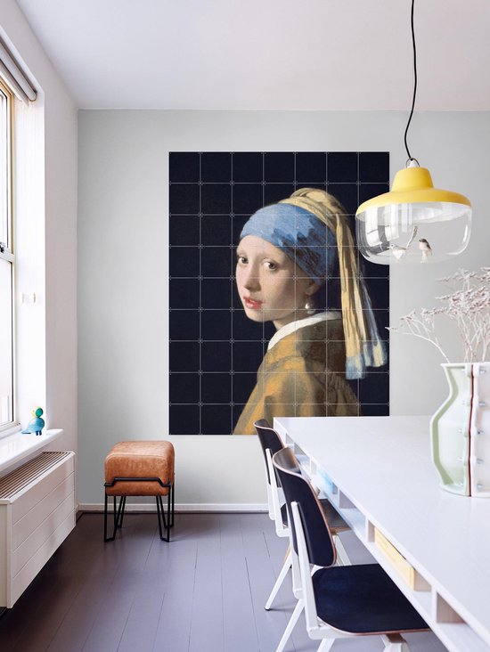 IXXI Meisje met de parel - Wanddecoratie - Portretten - 100 x 120 cm | bol