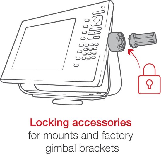 Pin-Lock™ Security Knob for Gimbal Brackets | bol.com