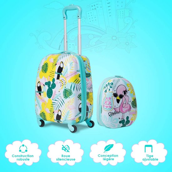 Valise Trolley Set, Bagage à main - Kinderkoffer Trolley - bagages pour ...