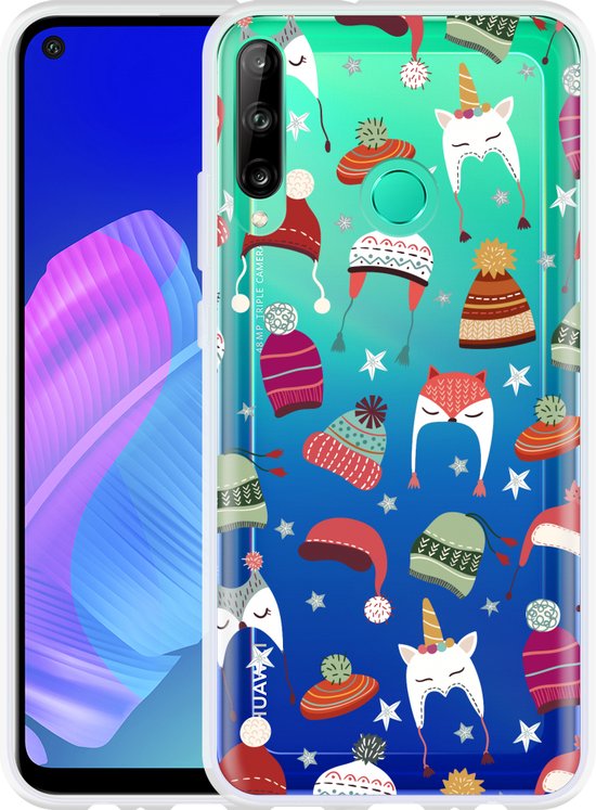 Huawei P40 Lite E Hoesje Winter Hats Designed by Cazy | bol