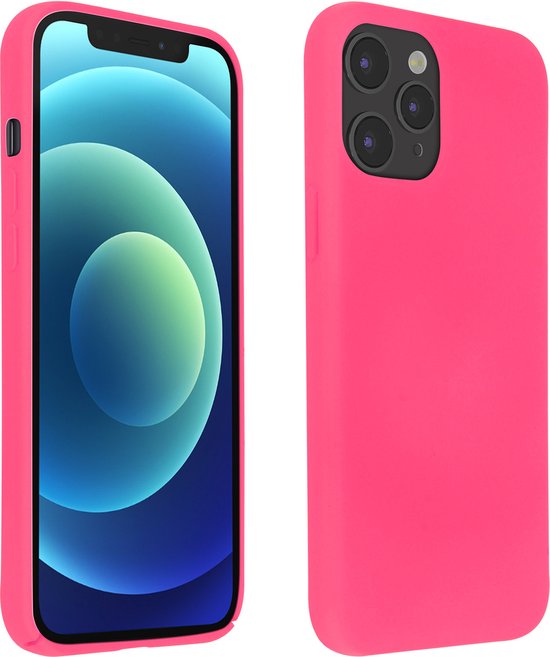 Geschikt voor Apple iPhone 12/12 Pro siliconen case semi-rigide Soft ...