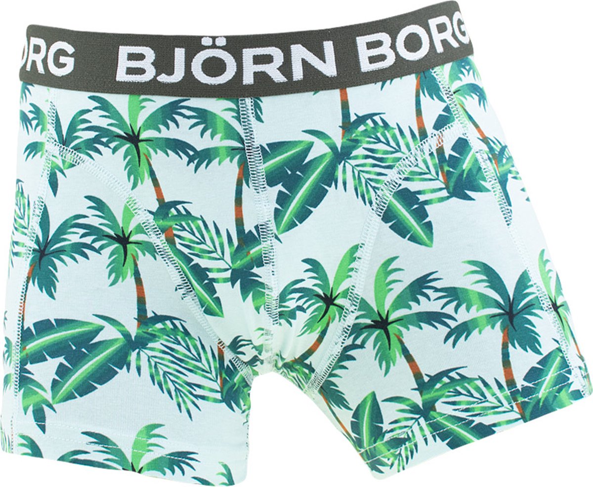 Björn Borg jongens cotton stretch 3P boxers basic palm multi - 146/152 ...