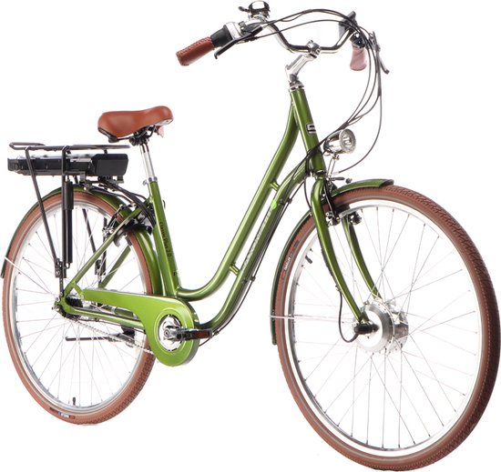 Elektrische damesfiets Classic Plus 2.0, 50 cm, Saxxx, N7, groen | bol