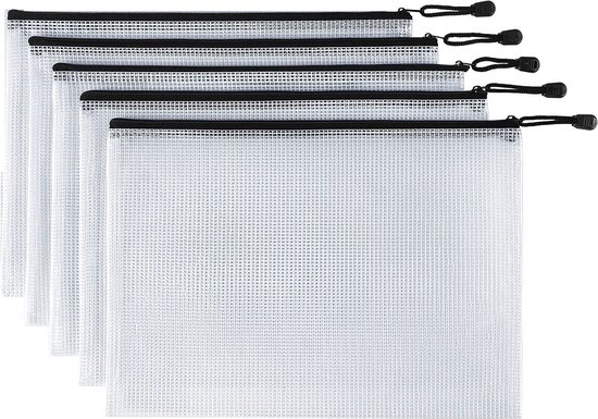 WiseGoods Luxe Set A4 Papier Mappen Met Rits - Opbergmap ...