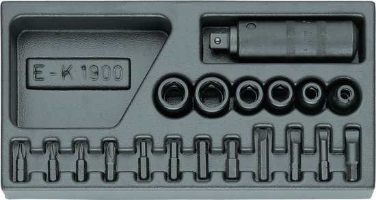 Gedore 1500 ES-K 1900 Slagschroevendraaier-set | bol