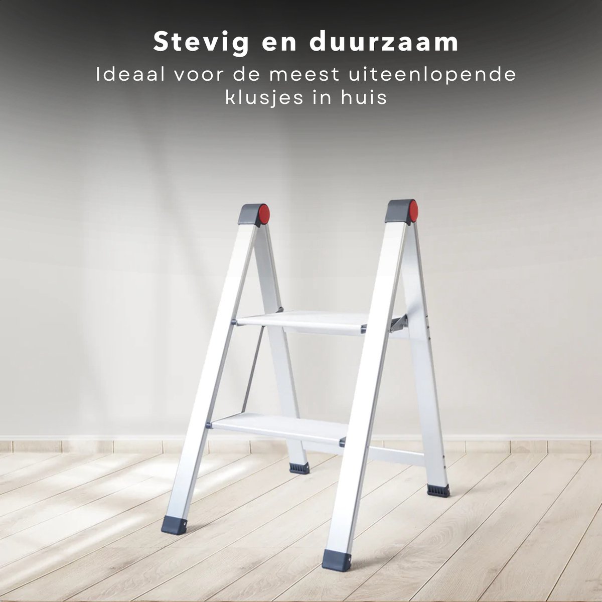 Cheqo® Keukentrap Inklapbaar - Opstapje - Huishoudtrap - Trapje ...