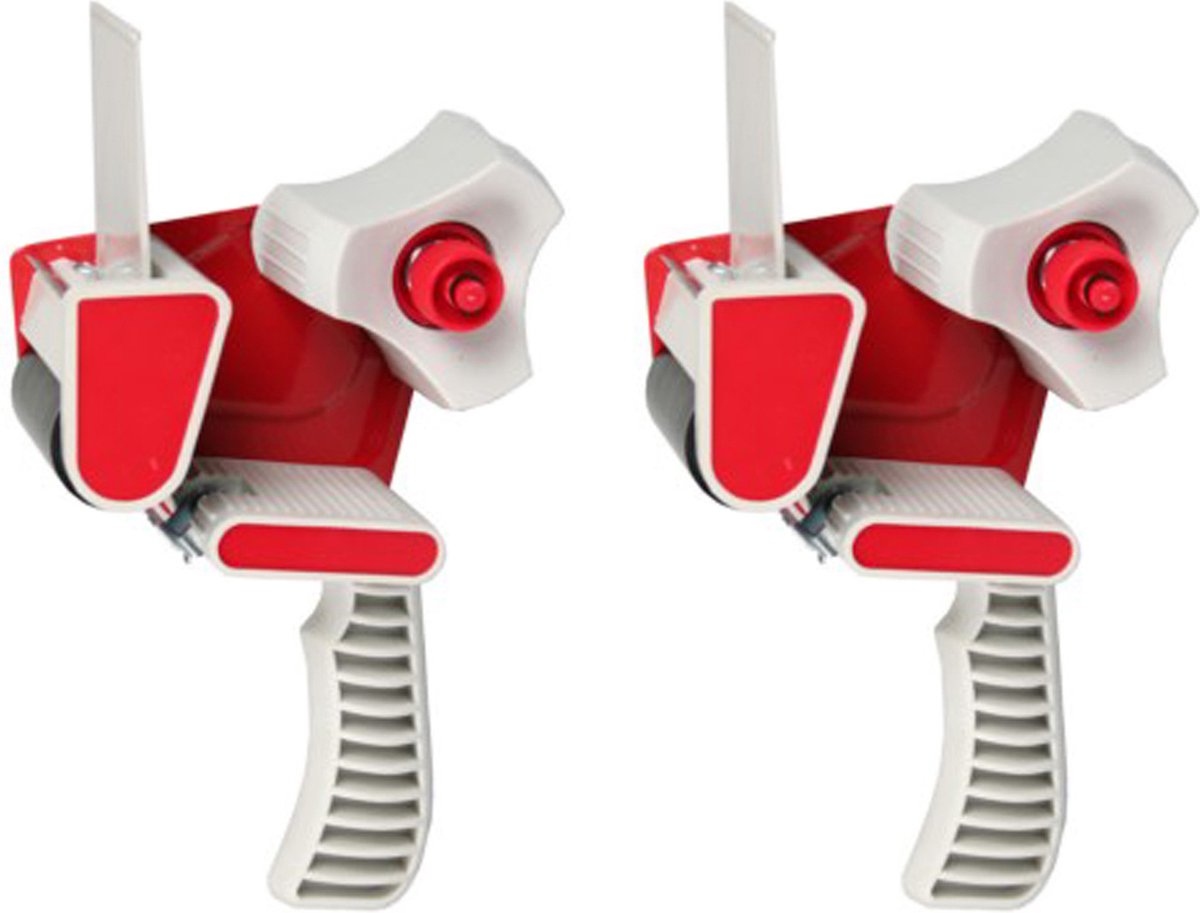 Benson Tape dispenser/tape afroller/taperoller - 2 st - metaal - voor ...