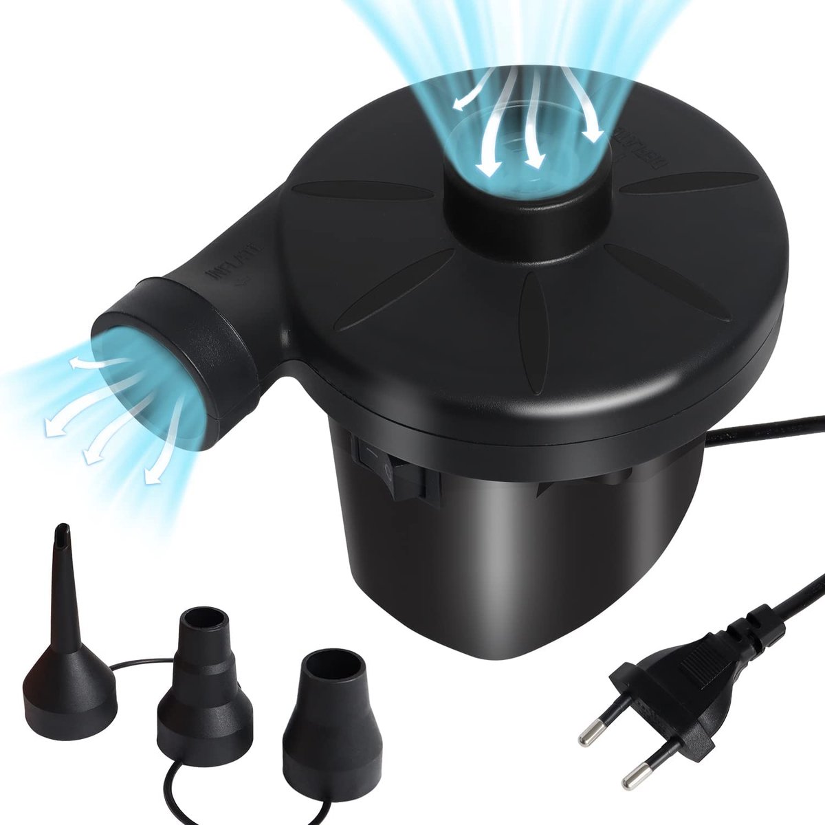 Elektrische luchtbedpomp - Elektrische Pomp - Luchtbed Pomp Opblaasbaar ...