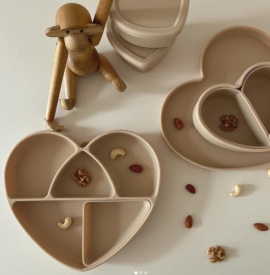 Loveat Heart Suction Plate with Inner plate & Lid | bol.com