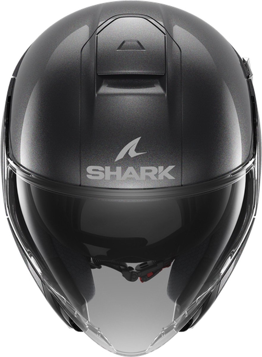 Shark Citycruiser Blank Gun Metal A05 Jethelm - Maat S | bol.com
