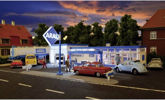 Kibri 38544 H0 Historische ARAL tankstation incl. LED-verlichting | bol.com