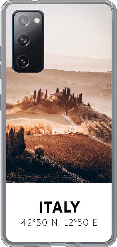 Telefoonhoesje Geschikt voor Samsung Galaxy S20 FE hoesje - Toscane - Italië - Zomer -... | bol