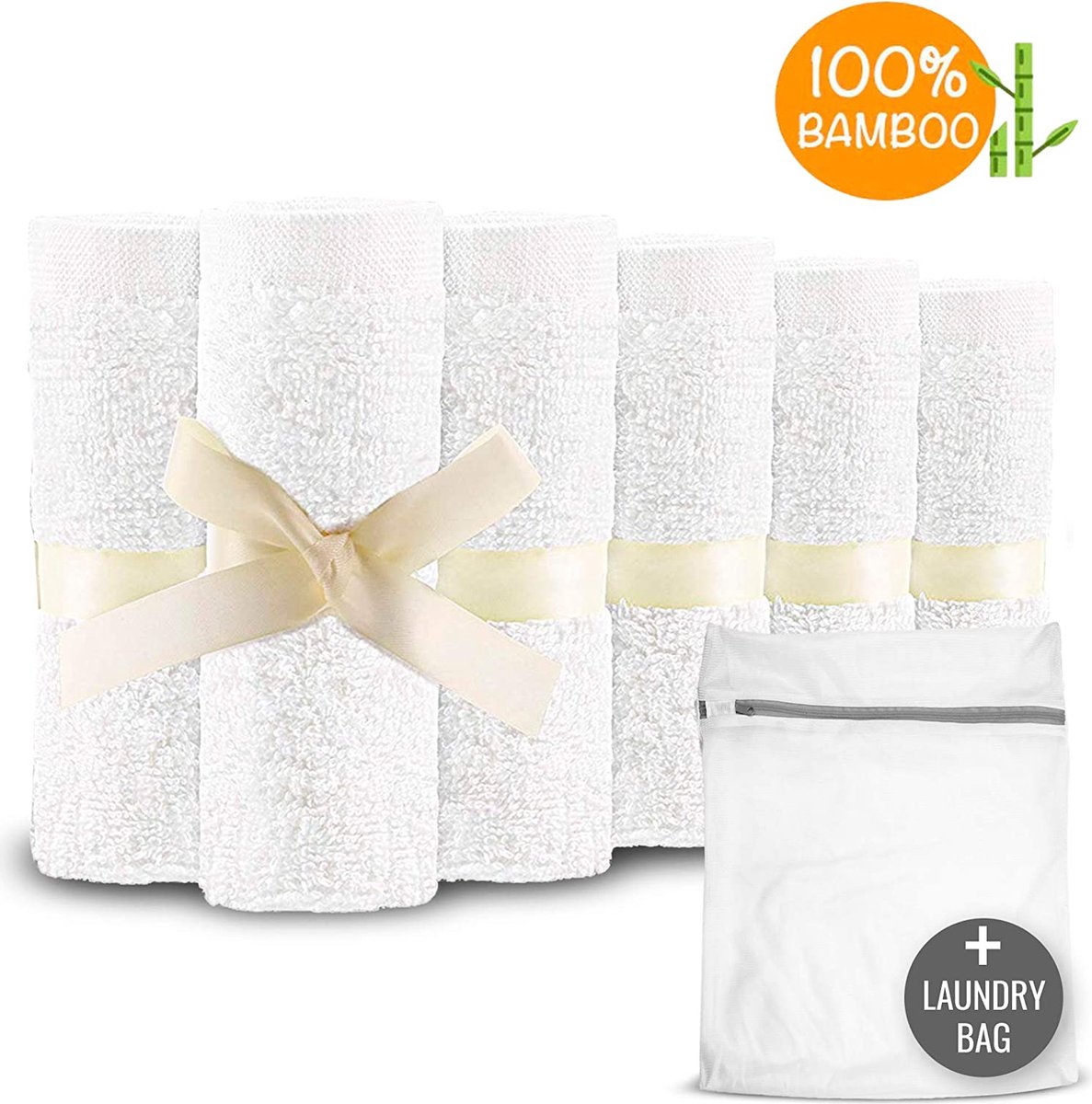 Bamboe babywashandjes, Zachte en Biologische Handdoek voor Pasgeborenen ...