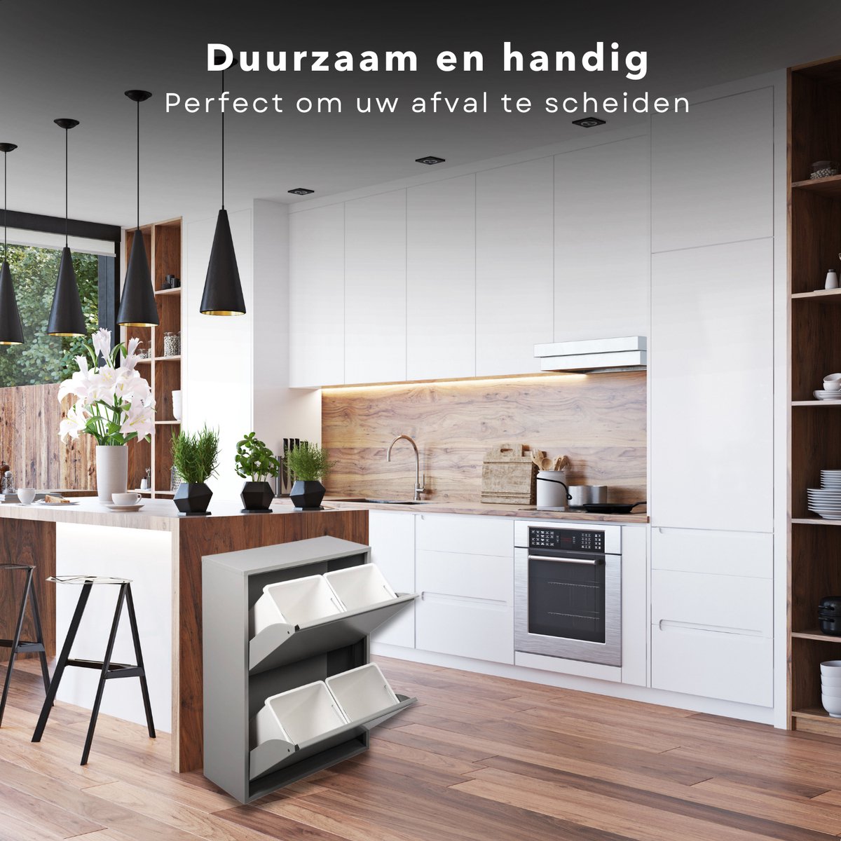 Cheqo® XL Afvalscheidingsbak - Afvalscheider - Afvalscheidingsbakken ...