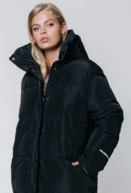 Colourful Rebel Resy Jas Zwart Dames - Oversized Fit - Polyester - S ...