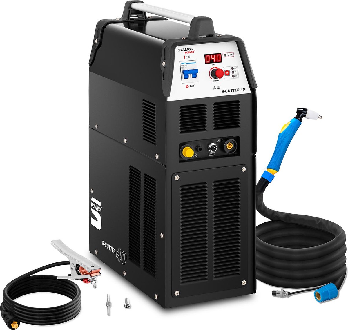 Stamos Plasmasnijder met compressor- 40 A - ED 60 % - digitaal - 230 V ...