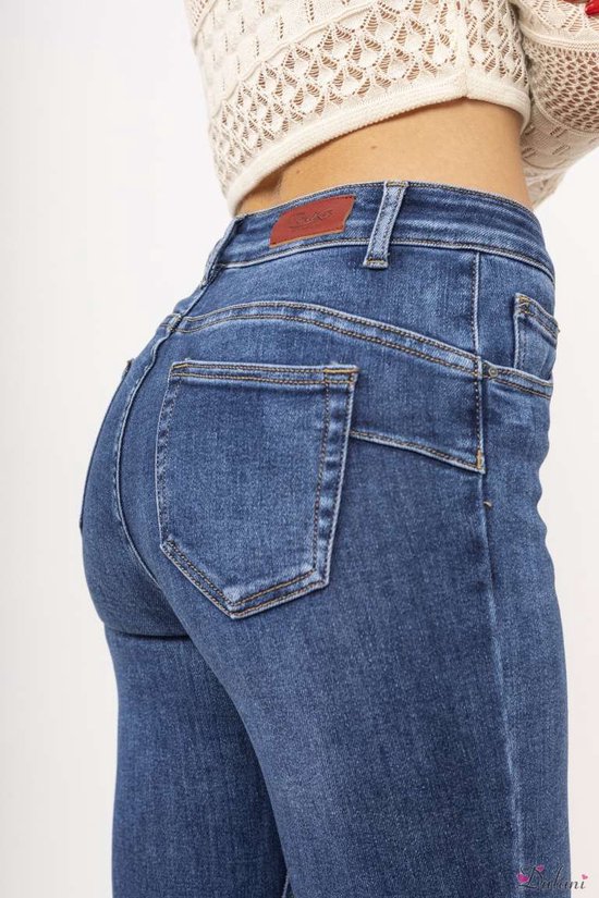 Broek Toxik3 hoge taille push-up jeans | bol.com