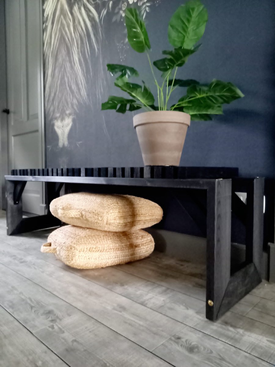 Tuinbank Design 2023 - Zwart Tuinbankje 150CM | bol.com