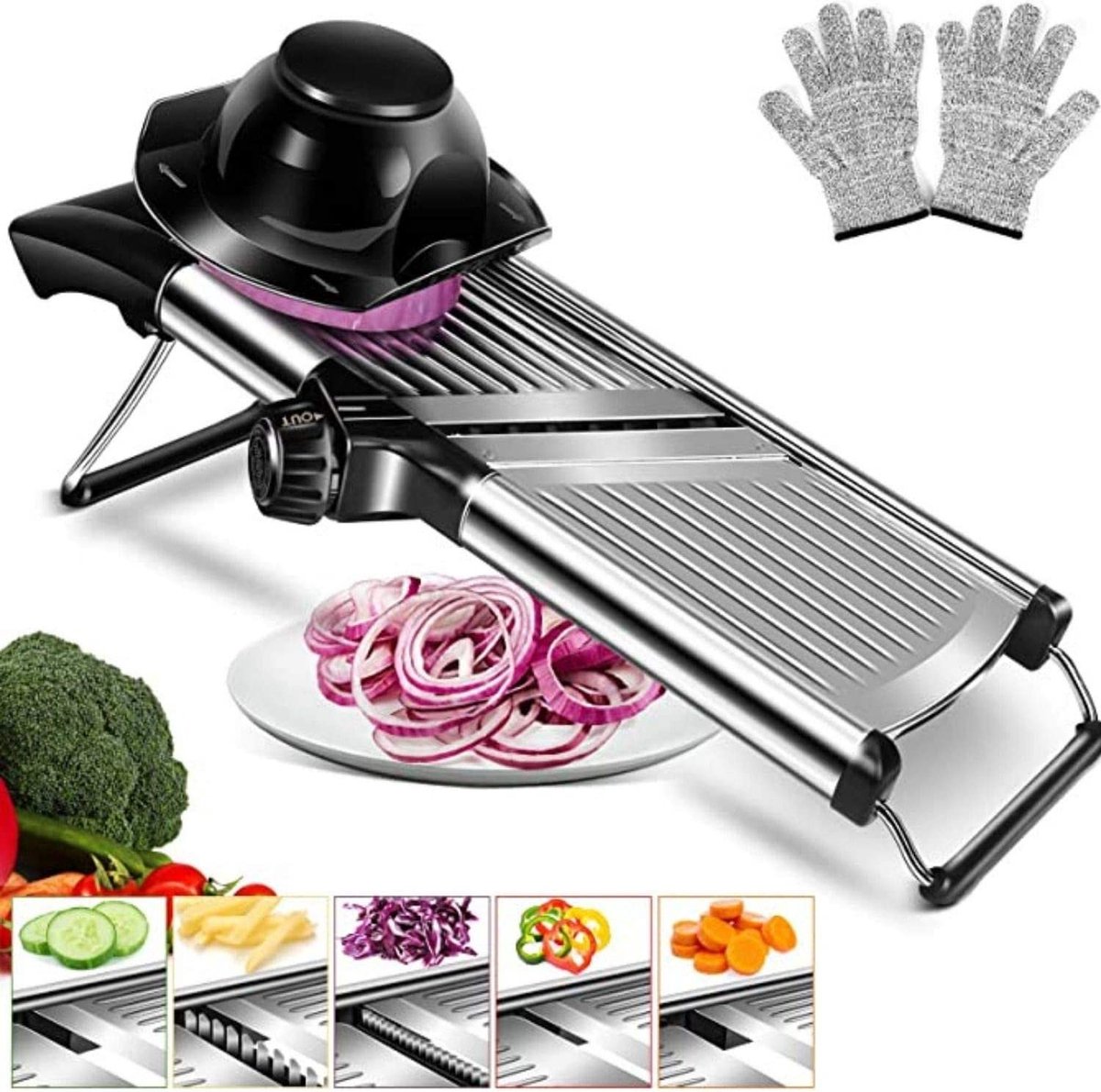 Multifunctionele snijder VOOR groenten en fruit - Veiligheid ...