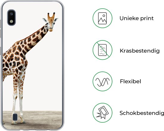 Telefoonhoesje Geschikt voor Samsung Galaxy A10 hoesje - Giraffe ...