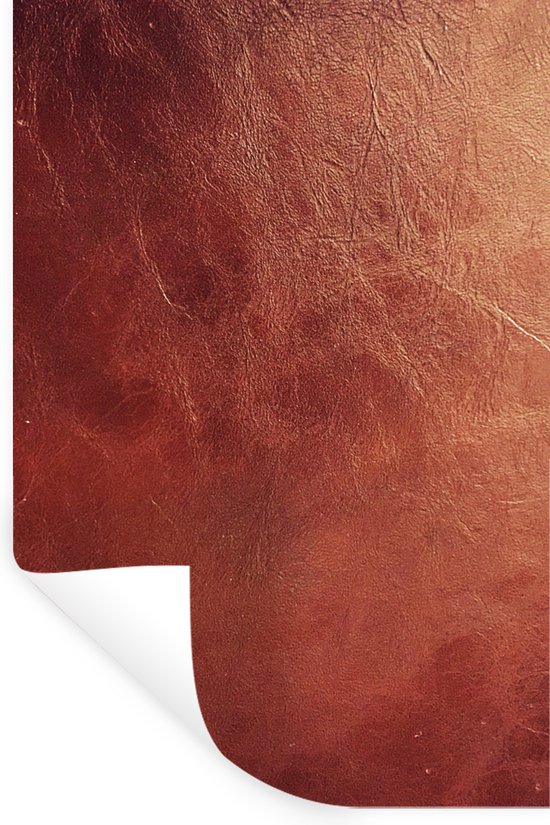 Stickers muraux - Sticker Feuille - Cuir - Aspect Cuir - Marron - Clair ...