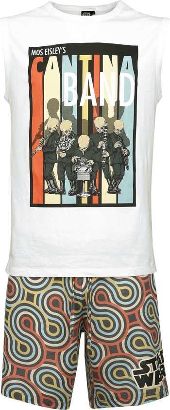 Star Wars Cantina Band Pyjama meerkleurig 3XL Katoen - Fan merch, Film ...