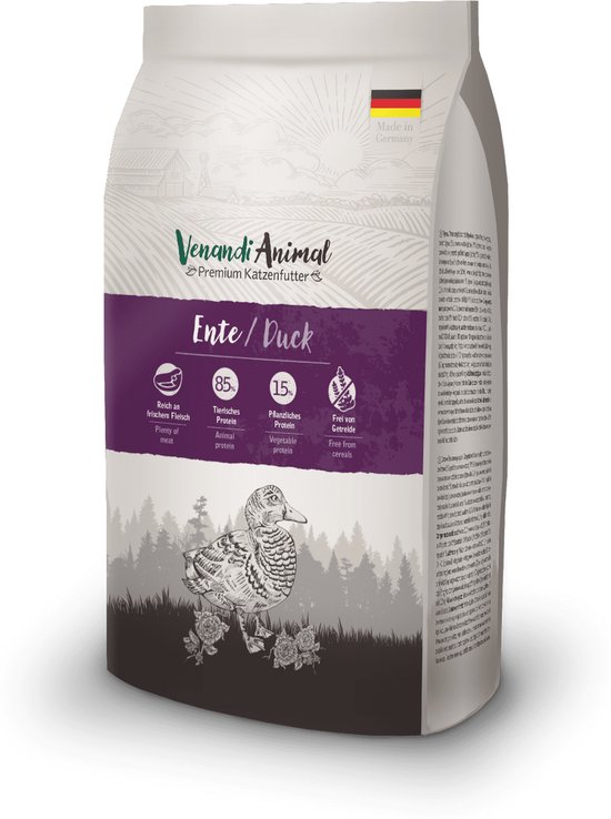 Venandi Kat 1,5kg - Eend | bol