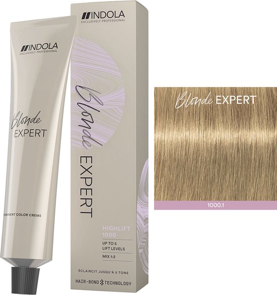 Indola - Indola Profession Permanent Caring Color 1000.1 60ml | bol