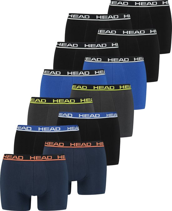BOXERS Set van 12 stuks Head Basic Boxerbroek voor heren, shorts ...