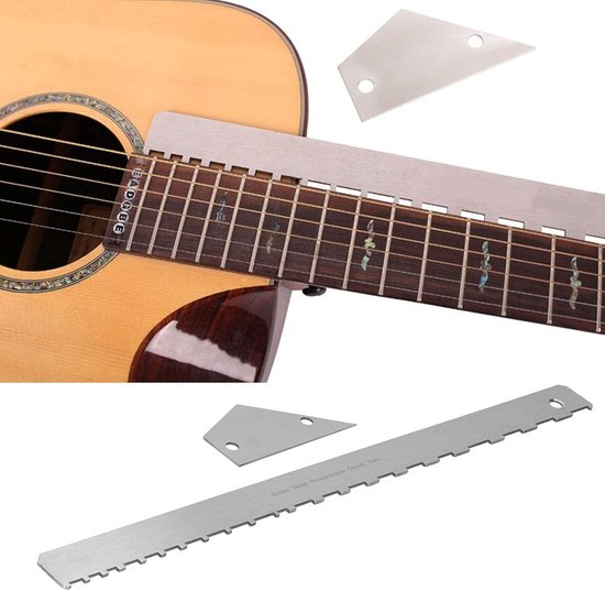 Luthiers Tool Fret Rocker String Hoogte Gauge - Gekerfde Rechte Rand ...