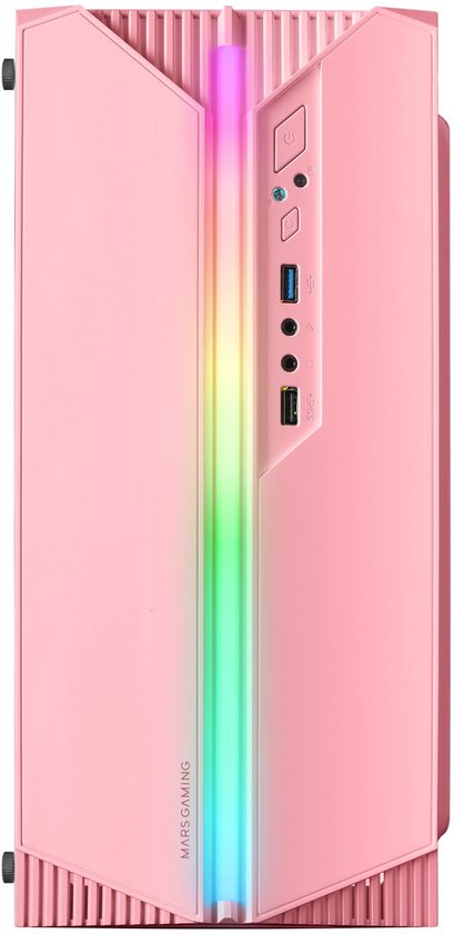 Mars Gaming MC-S1, Case PC Ultracompacte Micro-ATX, ARGB Front Lighting ...